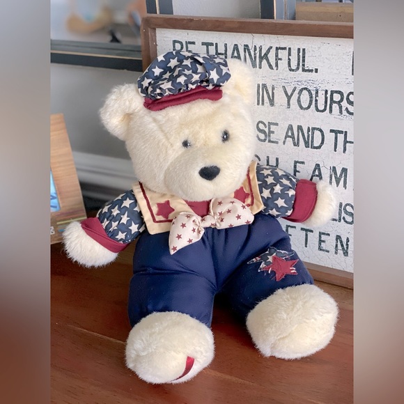 dan dee bear | Toys | Vintage 200 Rare Liberty Bear Dan Dee Bear Plush ...